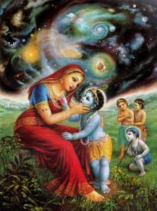 Lord Krishna Shows the Universal Form Within His Mouth | The Hare ...